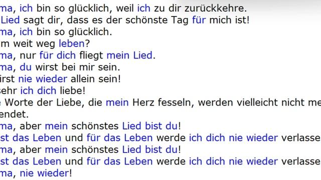 Ich bin so glücklich