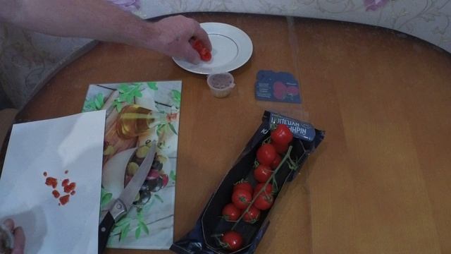 В ноябре собираю семена черри из покупных свежих томатов