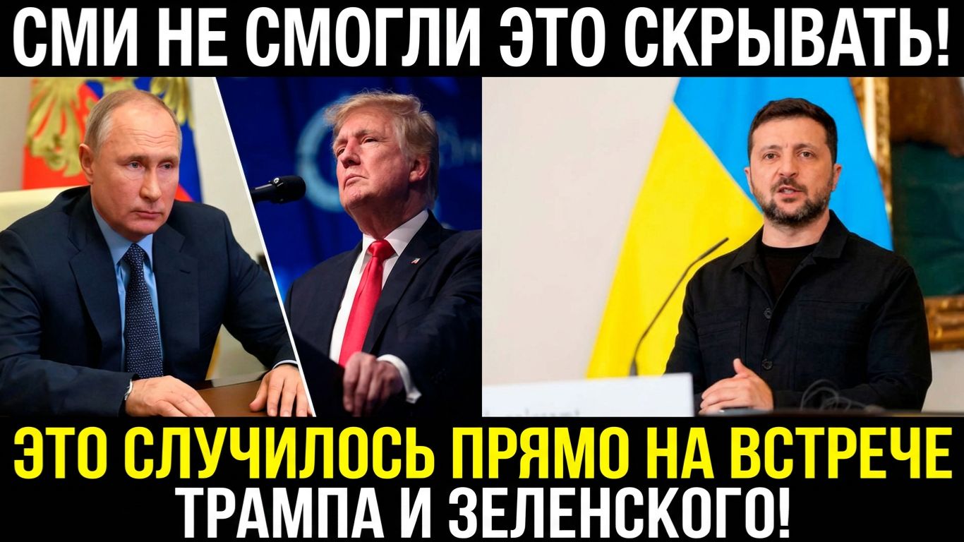 ЗЕЛЕНСКИЙ УСЛЫШАВ ОТ ТРАМПА О ПУТИНЕ ЕДВА НЕ УПАЛ В ОБМОРОК ПРЯМО ПЕРЕД СМИ