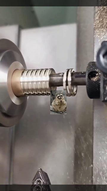 Обработка латуни. Токарные работы ЧПУ. Скоростной способ изготовление колец  на токарном станке ЧПУ.