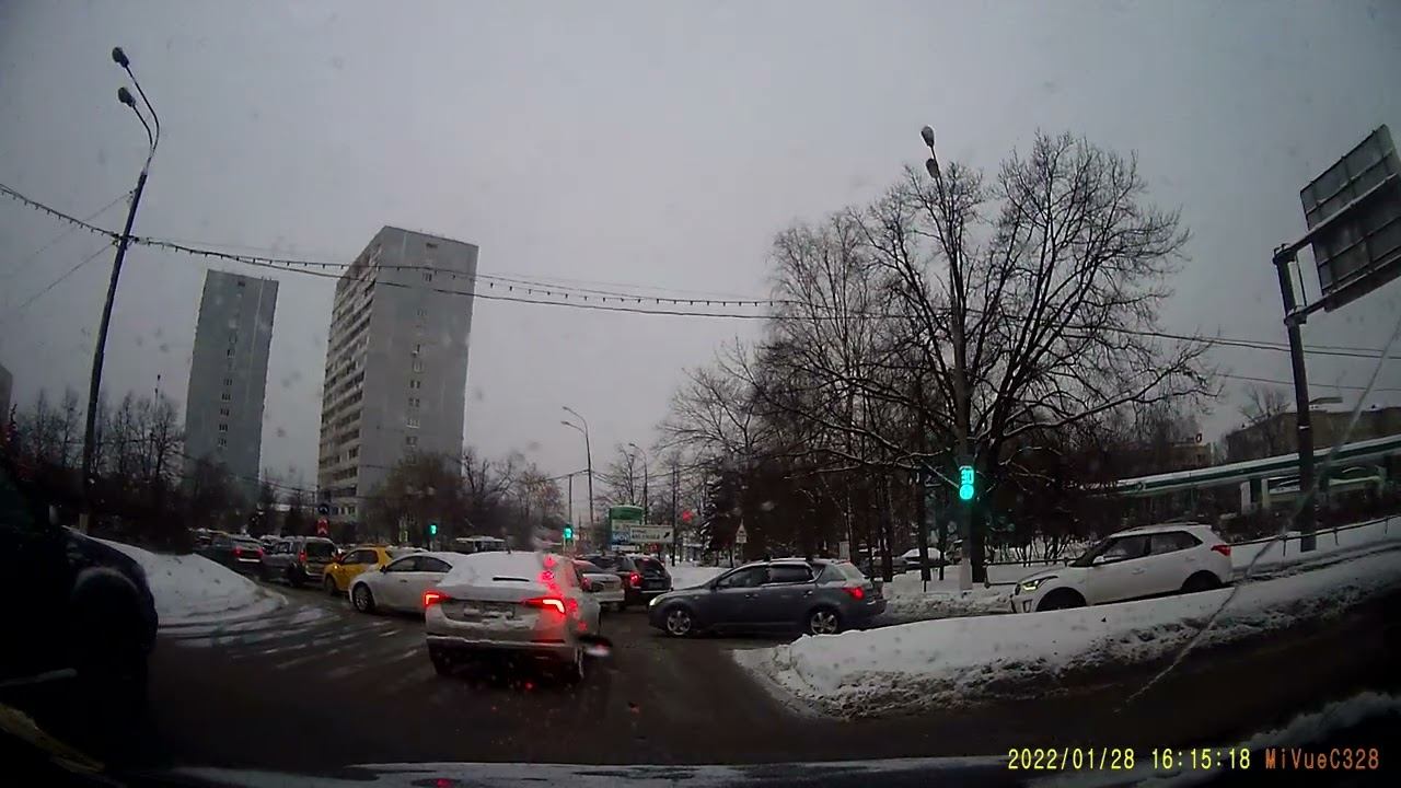 Спешащий водятел №1