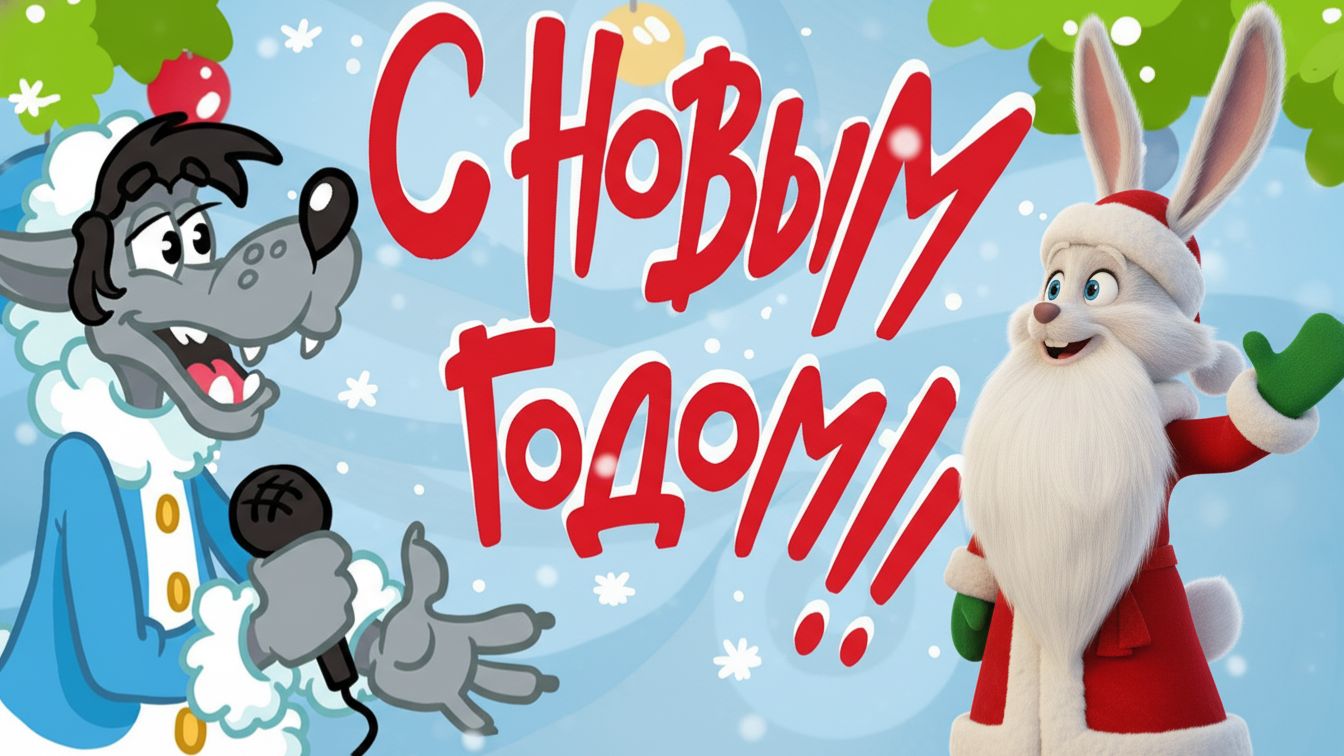 🎁А ну-ка, Давай-ка 🐰🐱👤Плясать выходи🎅 С Новым 2026 годом! Весёлый новогодний Мультик