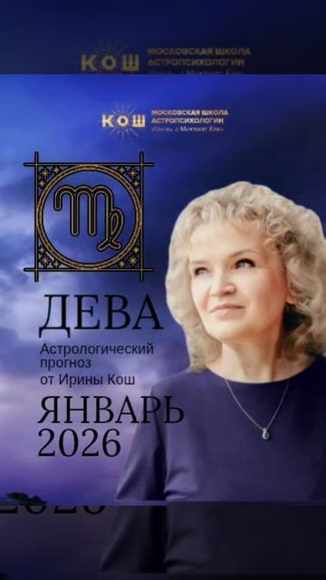 Прогноз для Девы на январь 2026 года от Ирины Кош