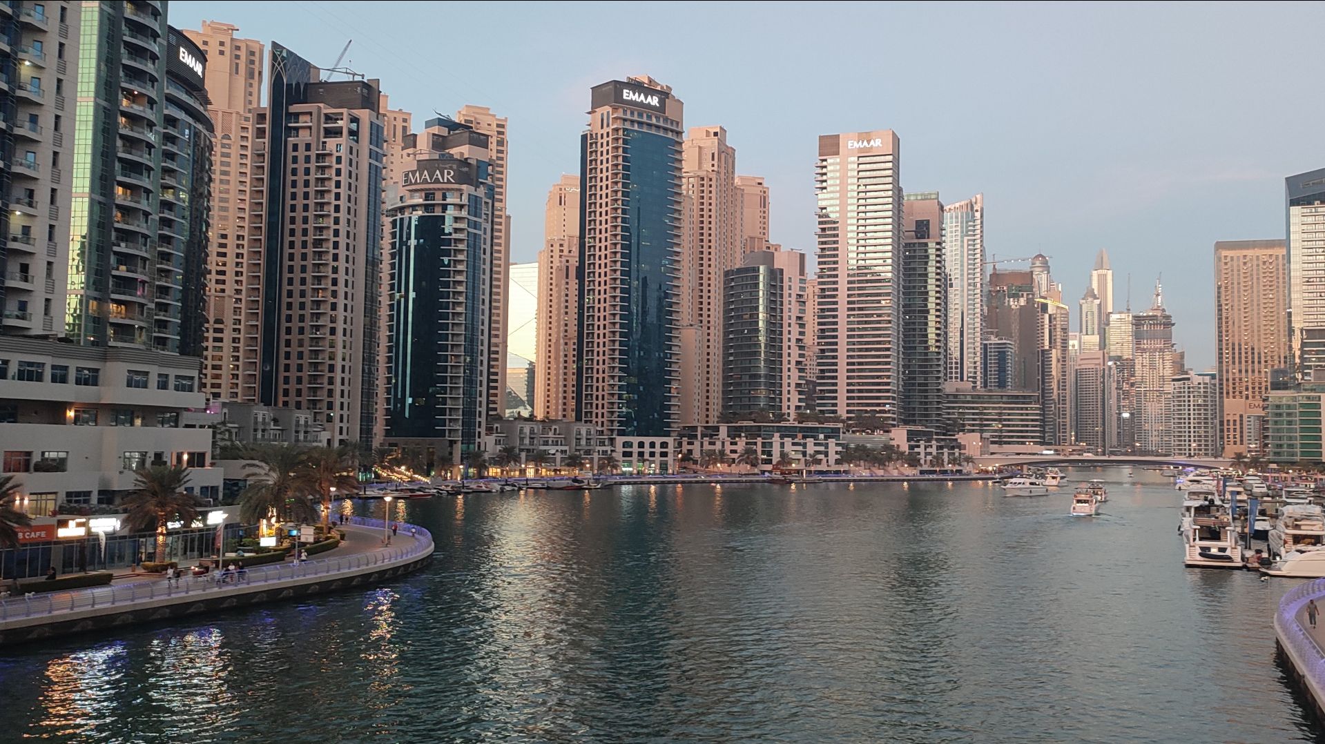 Бег за впечатлениями Дубай Марина ОАЭ