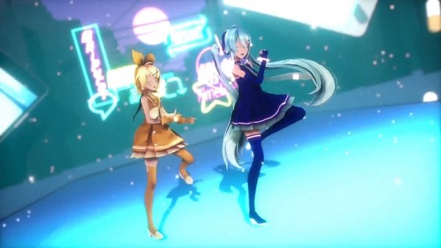 Len Kagamine - Telecaster B-Boy (Miku Hatsune & Rin Kagamine Dance)