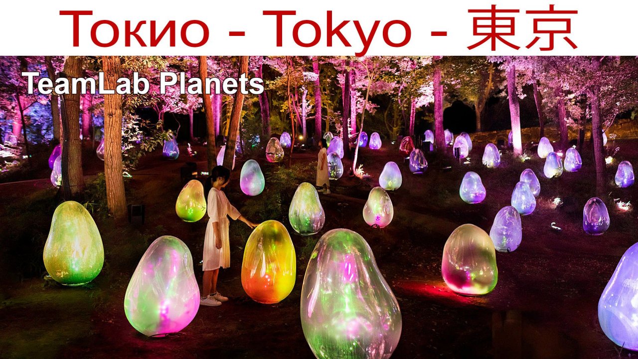 Токио: Аттракцион TeamLab Planets - проверка вашей психики и вестибулярного аппарата