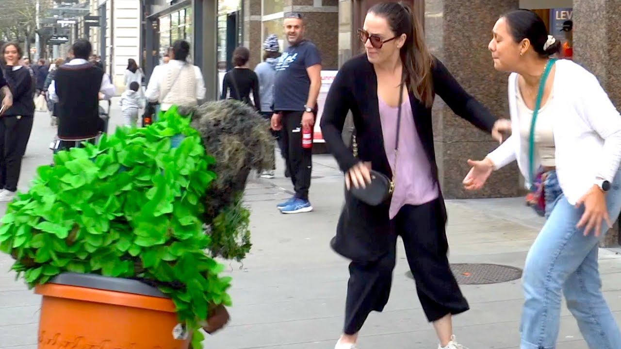 Пранк бушмена “2025 Пранк бушмена Страх Шок Шок ”Смех""