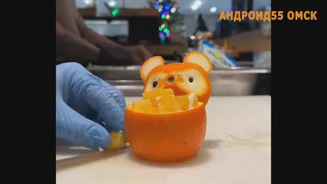 Как сделать фруктовые корзинки для детей на праздничный стол