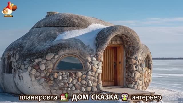 Сказочный дом мечты зимой – 3D идея для вдохновения с планировкой и интерьером 🏡🏚️🏠 вариант (3)