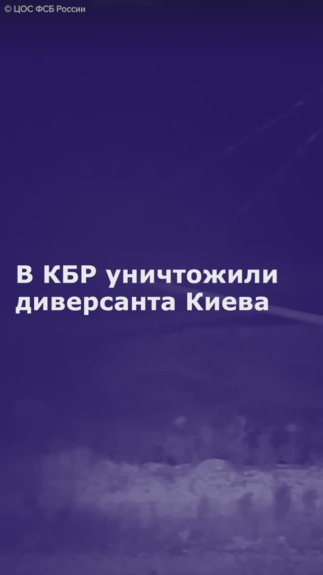 В КБР уничтожили диверсанта Киева