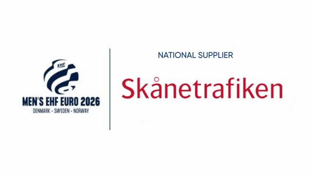 Skånetrafiken - Nasjonal leverandør av herremesterskapet i EHF Euro'26 i Danmark, Sverige og Norge