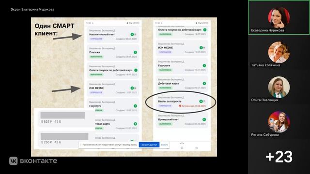 Чурикова Екатерина путь развития, включение новичка