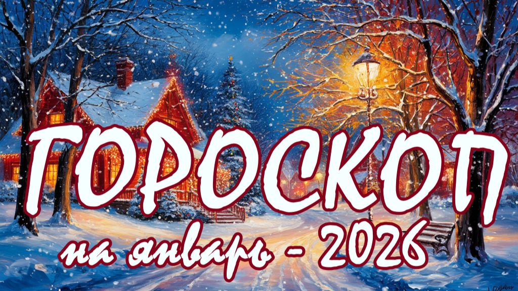 Гороскоп на январь 2026 года для всех знаков🎄🎈✨