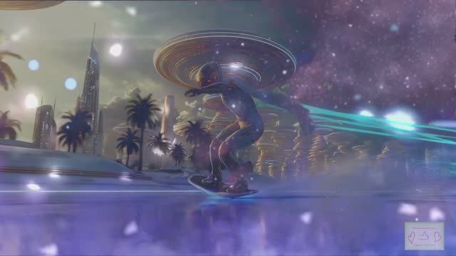 Атмосфера золотого города будущего. Умиротворяющий научно-фантастический фильм для концентрации в