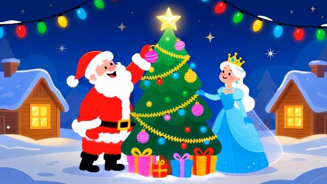 🎄 Дед Мороз и Принцесса украшают елку! ✨