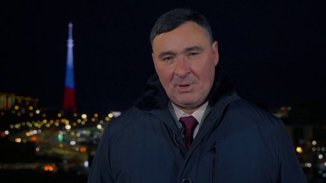 Поздравление с Новым годом мэра города Иркутска Руслана Болотова