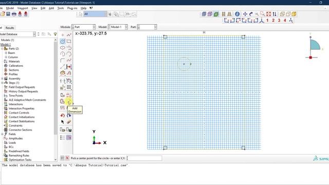 #05 ABAQUS Tutorial Creating a solid plate with holes