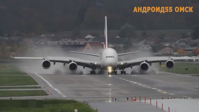 A380 и боковой ветер