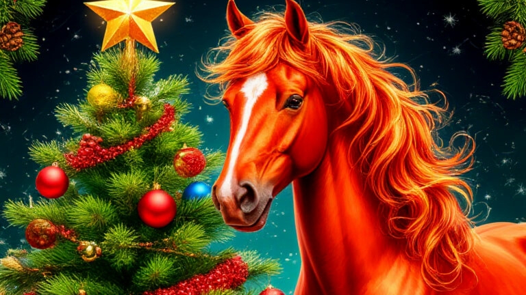 Пусть праздник будет ярким! С наступающим Новым годом! Шикарная музыкальная открытка.