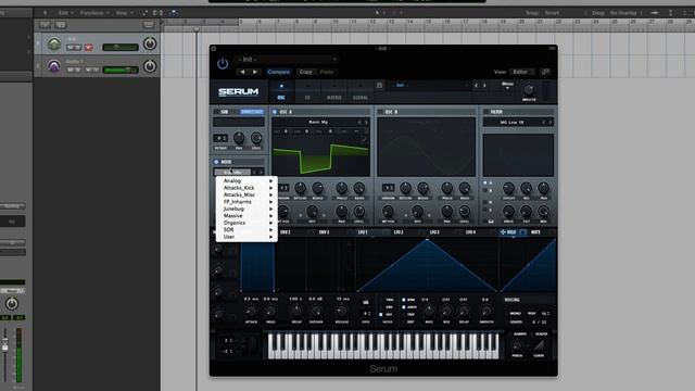 ADSR Serum Part 4 Sub and Noise Osc