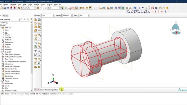 #07 ABAQUS Tutorial Partitioning parts