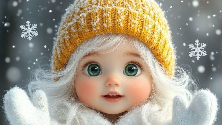 В вихре снежинок наступает Новый год. Шикарная музыкальная открытка.