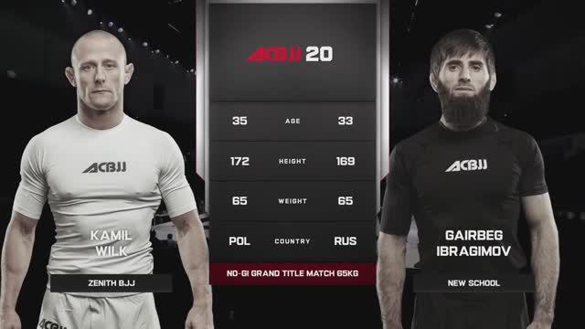 Kamil Wilk vs Gairbeg Ibragimov - ACBJJ 20