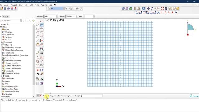 #03 ABAQUS Tutorial Creating a solid part - Hot-rolled column cross-section