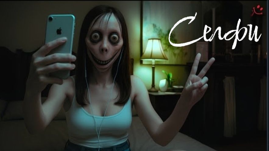 Ночное селфи с Момо. Страшилки.