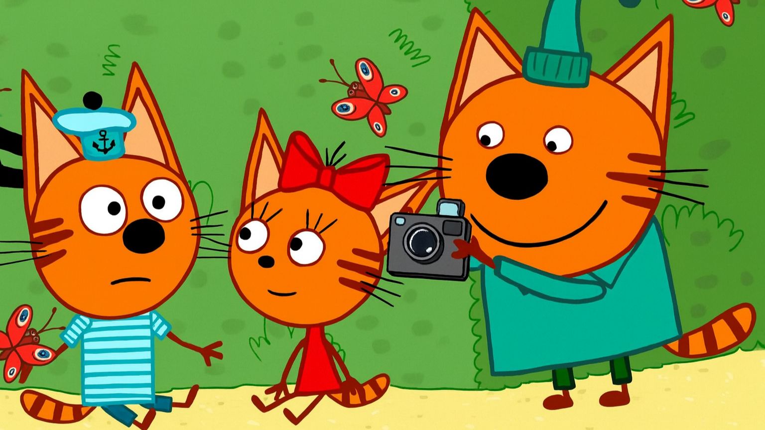 Три Кота — Мультфильм для Детей | Три Кота Раскраски | Три Кота Мультик Смотреть | Развивающая Игра