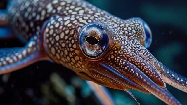 Глаза глубоководных кальмаров: обнаружение биолюминесценции