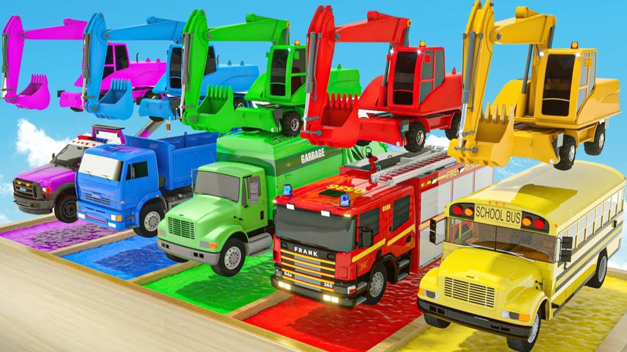 Мультяшки про машинки - Играем и учимся! Помощь на дороге! Увлекательное видео для детишек