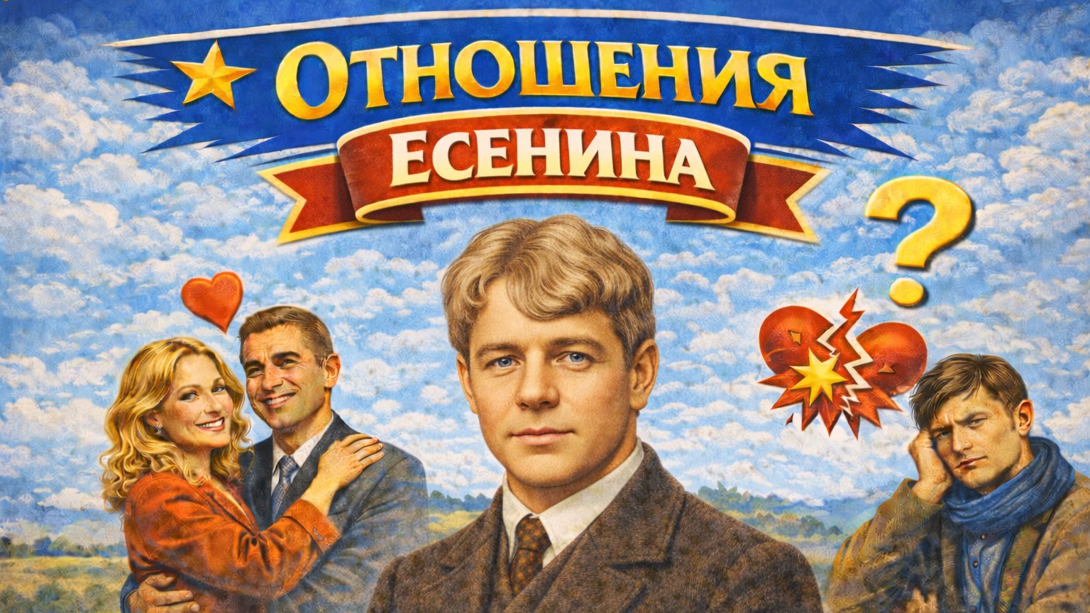 Есенин и Гамлет (зеркальные)