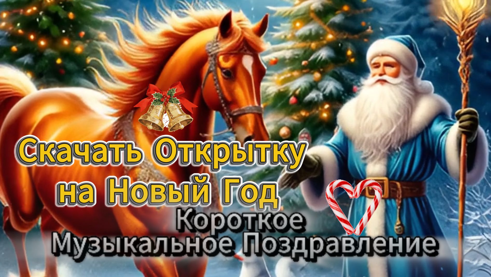 Скачать Открытку на Новый 2026 Год: Короткое Музыкальное Поздравление