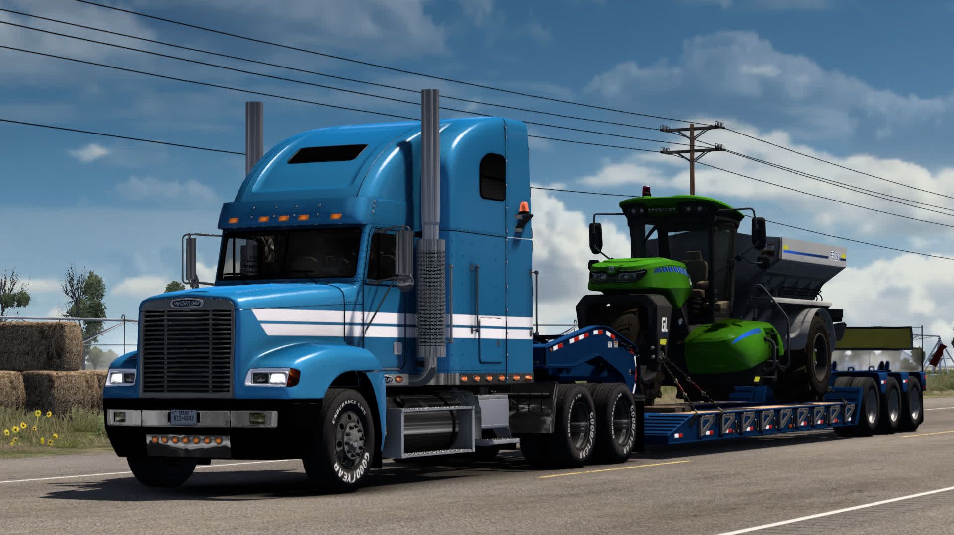 503 / ATS 1.57 / Freightliner FLD / Реальная экономика.