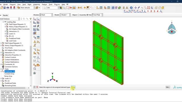#16 ABAQUS Tutorial Meshing