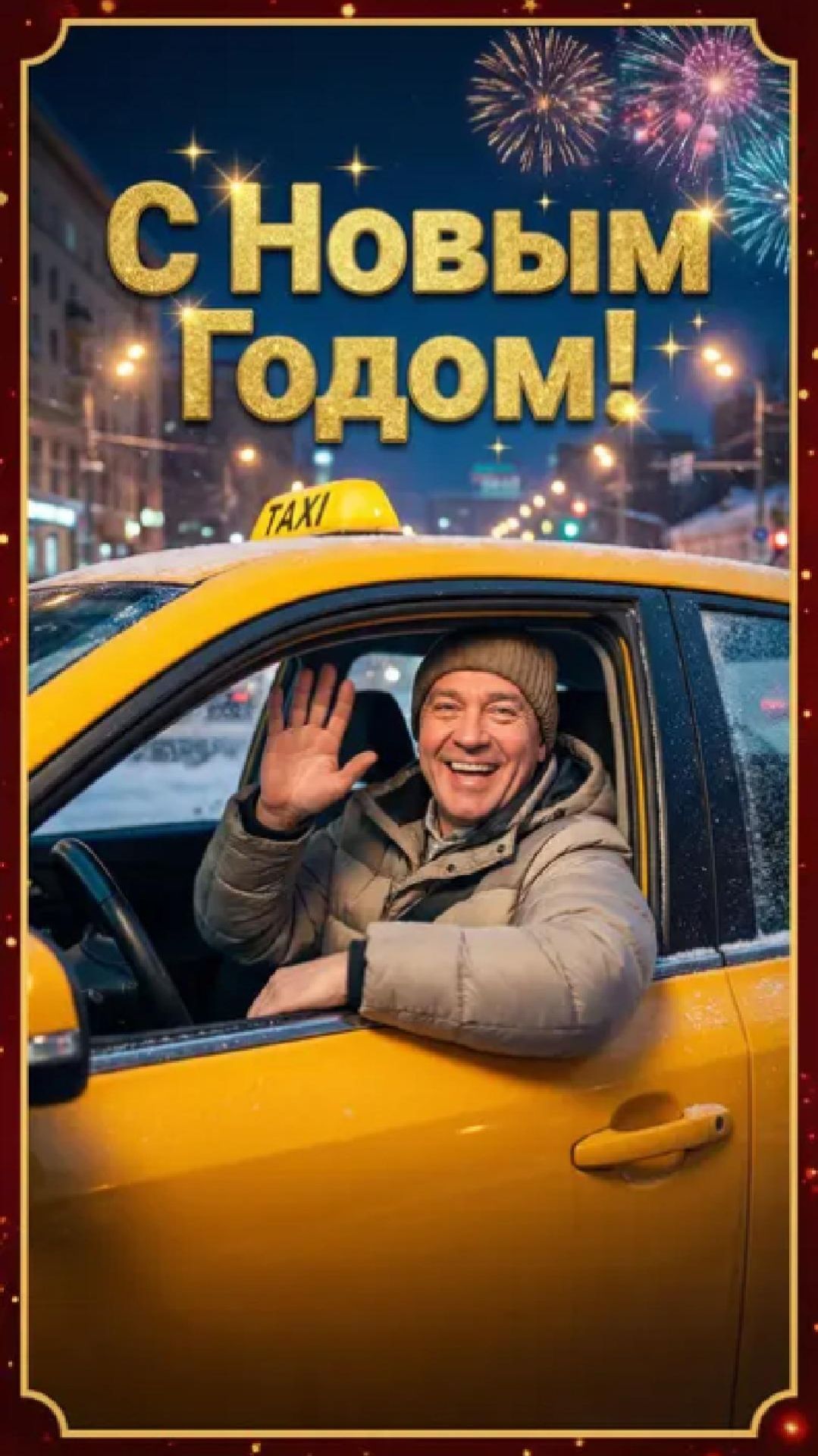 Поздравление с Новым 2026 годом!  #такси #новыйгод #поздравление