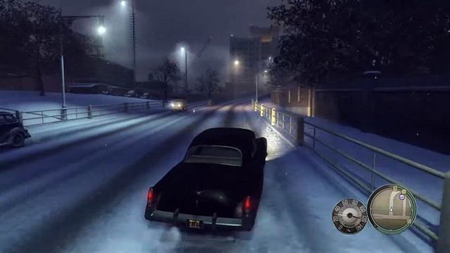 Новогодняя поездка по Эмпайр-Бэй в Mafia 2 на Cadillac Fleetwood 60 1948.