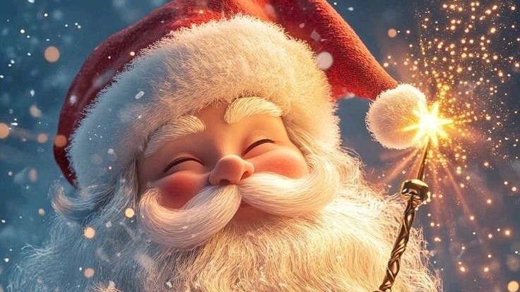 Под шепот снежинок встречаем Новый год! С Новым годом! Красивая музыкальная открытка.