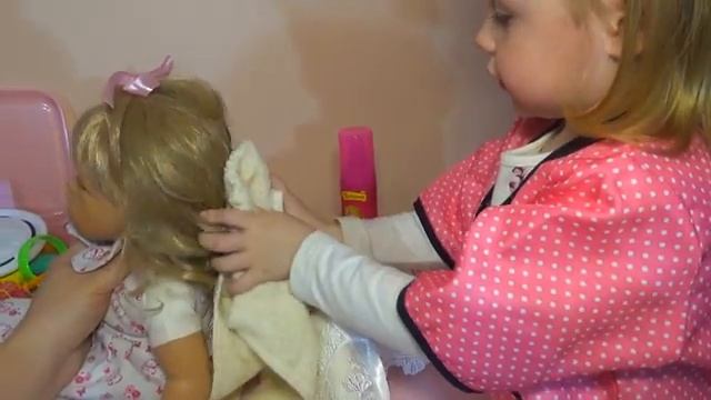 Кукла Беби бон - Играем вместе в парикмахера Детское видео для девочек про куклы Baby doll [get.gt]