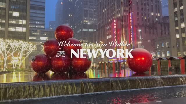 [4K]🇺🇸White Christmas in New York City🎄☃️ First Big SNOWFALL in NYC❄️NYC Winter Wonderland, Dec 2