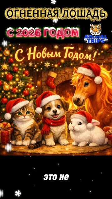 С Новым Годом Огенной лошади 2026г.