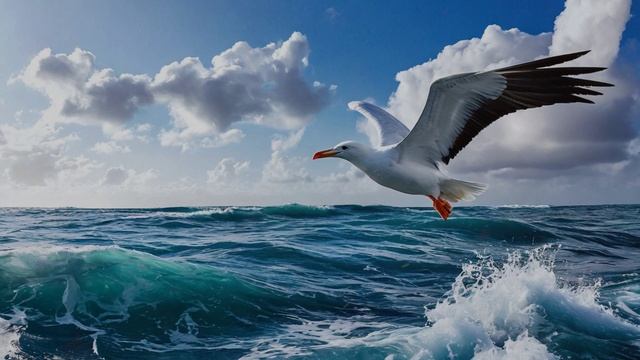 Полет морских птиц: использование океанских течений