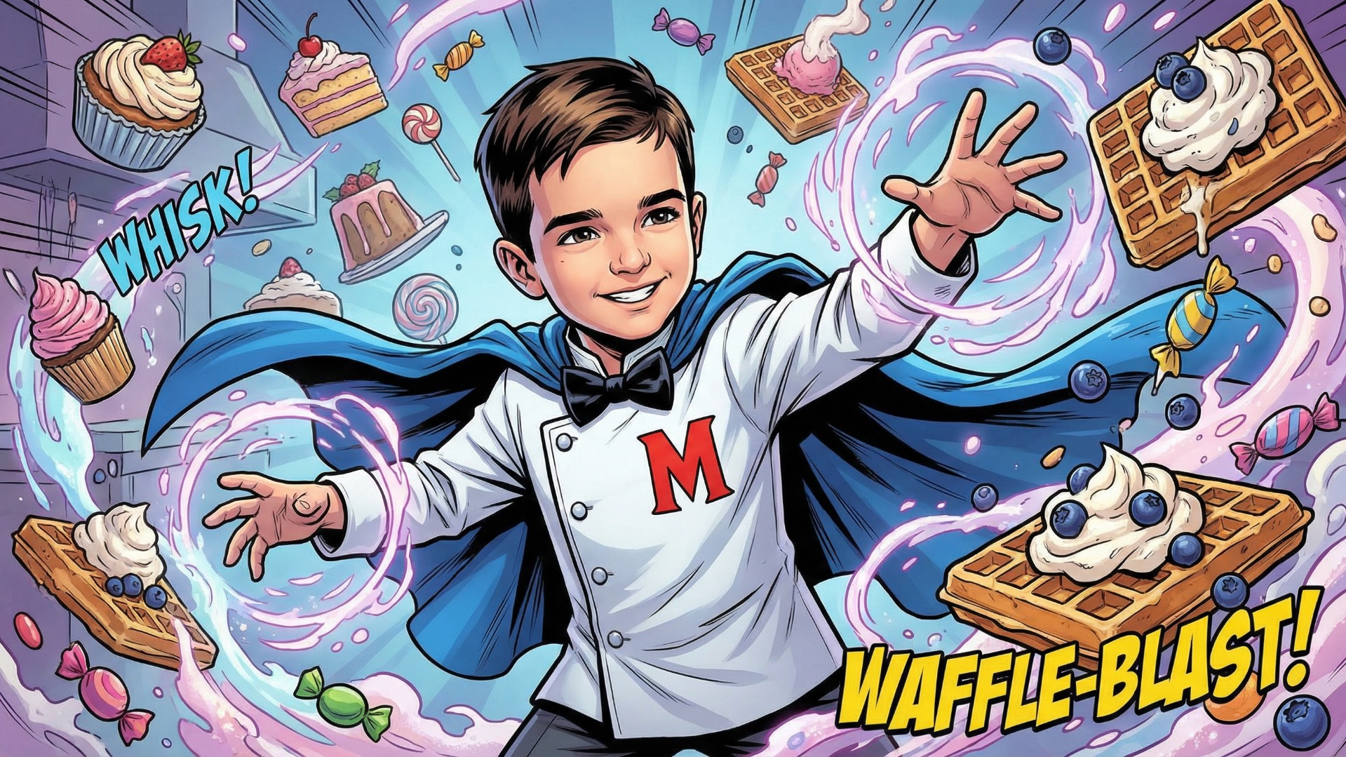 БЕЛЬГИЙСКИЕ ВАФЛИ С ТВОРОЖНЫМ КРЕМОМ - готовим с детьми!