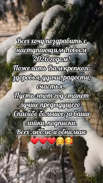 #сновымгодом #снаступающим #2025 #2026 #пожелания #katyboro