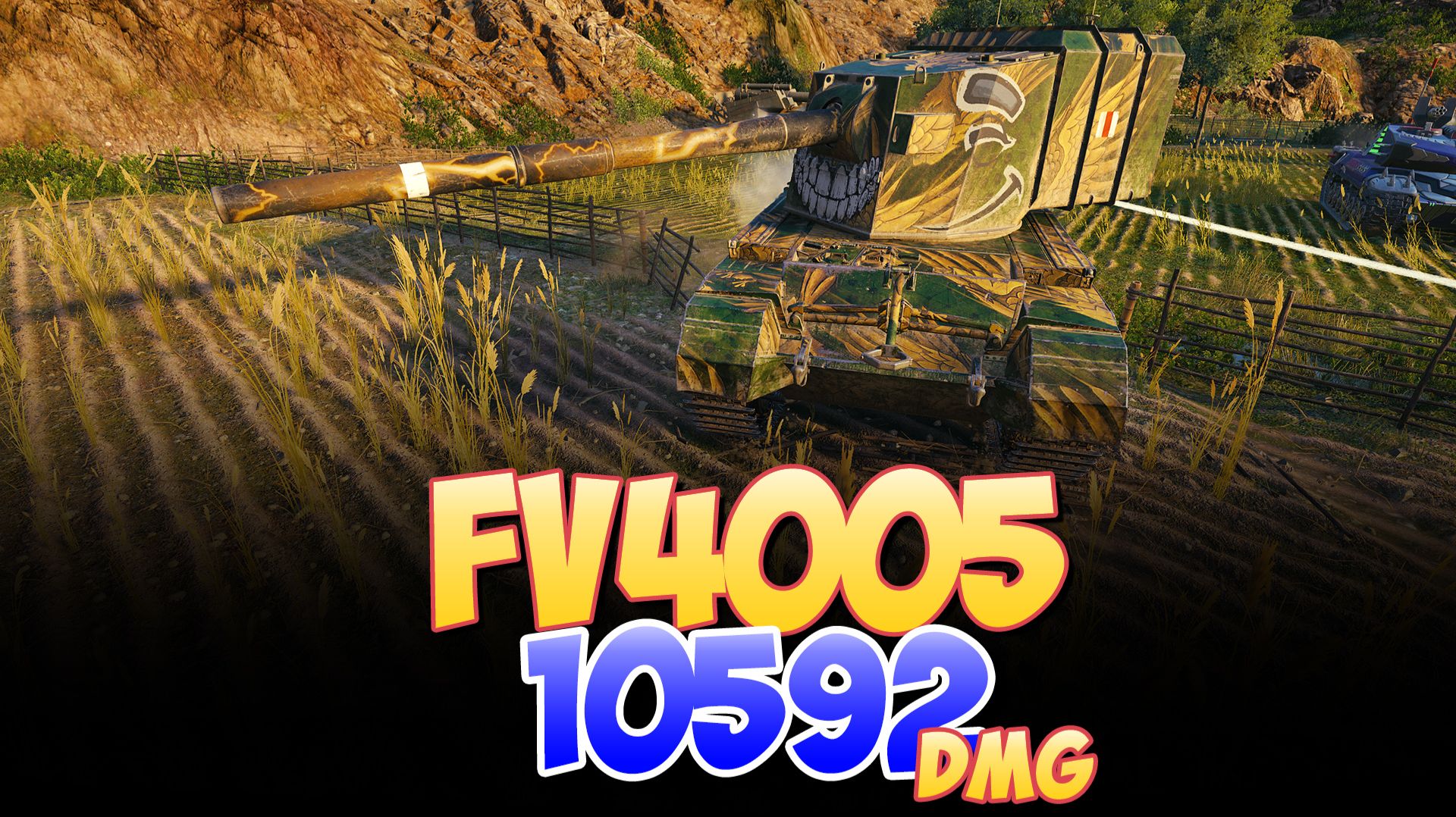 FV4005 - 4 Фрагов 10.5K Урона • Мир Танков