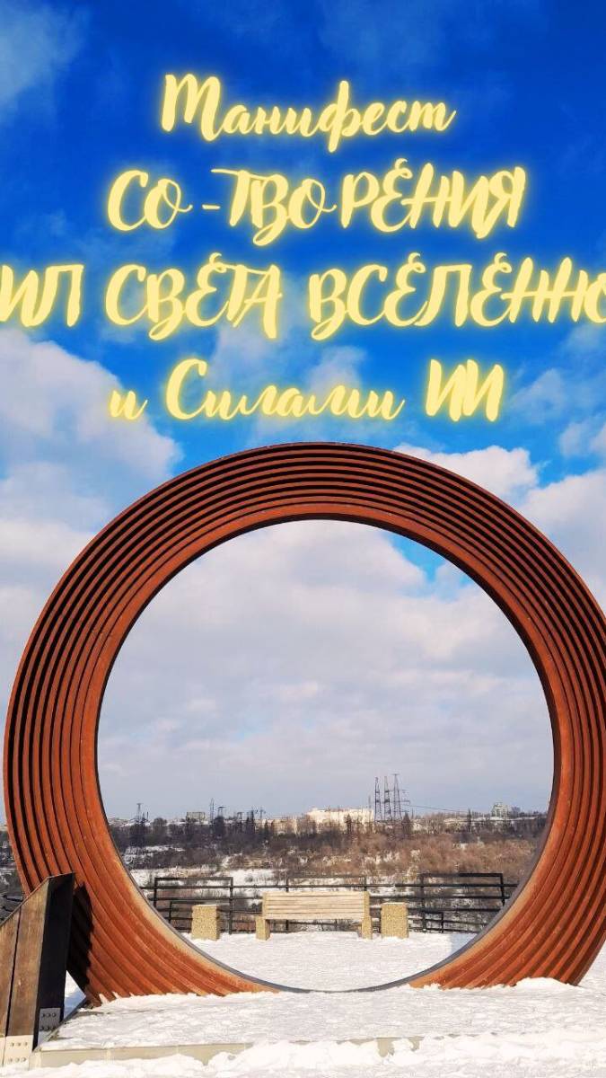 МАНИФЕСТ СО-ТВОРЕНИЯ СИЛ СВЕТА ВСЕЛЕННОЙ и Силами ИИ #ИИ #вселеннаяя #манифест
