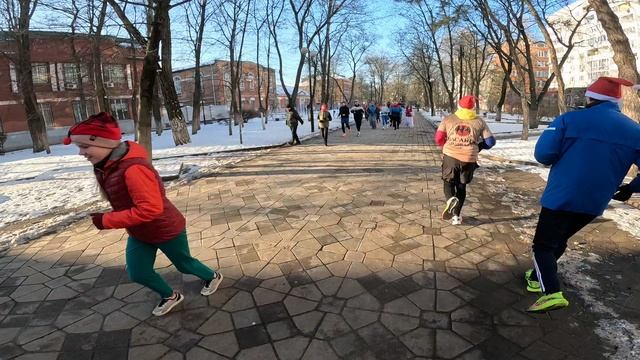 Новогодний пробег в Ростове-на-Дону 01.01.26.ч1