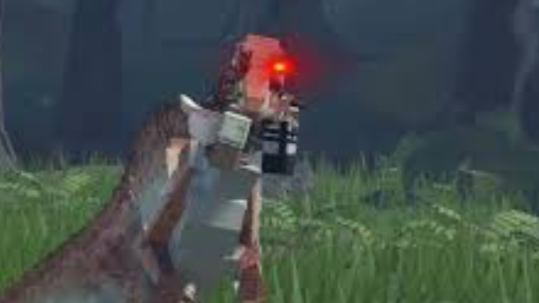 Играю за спинораптора в юрском блоке