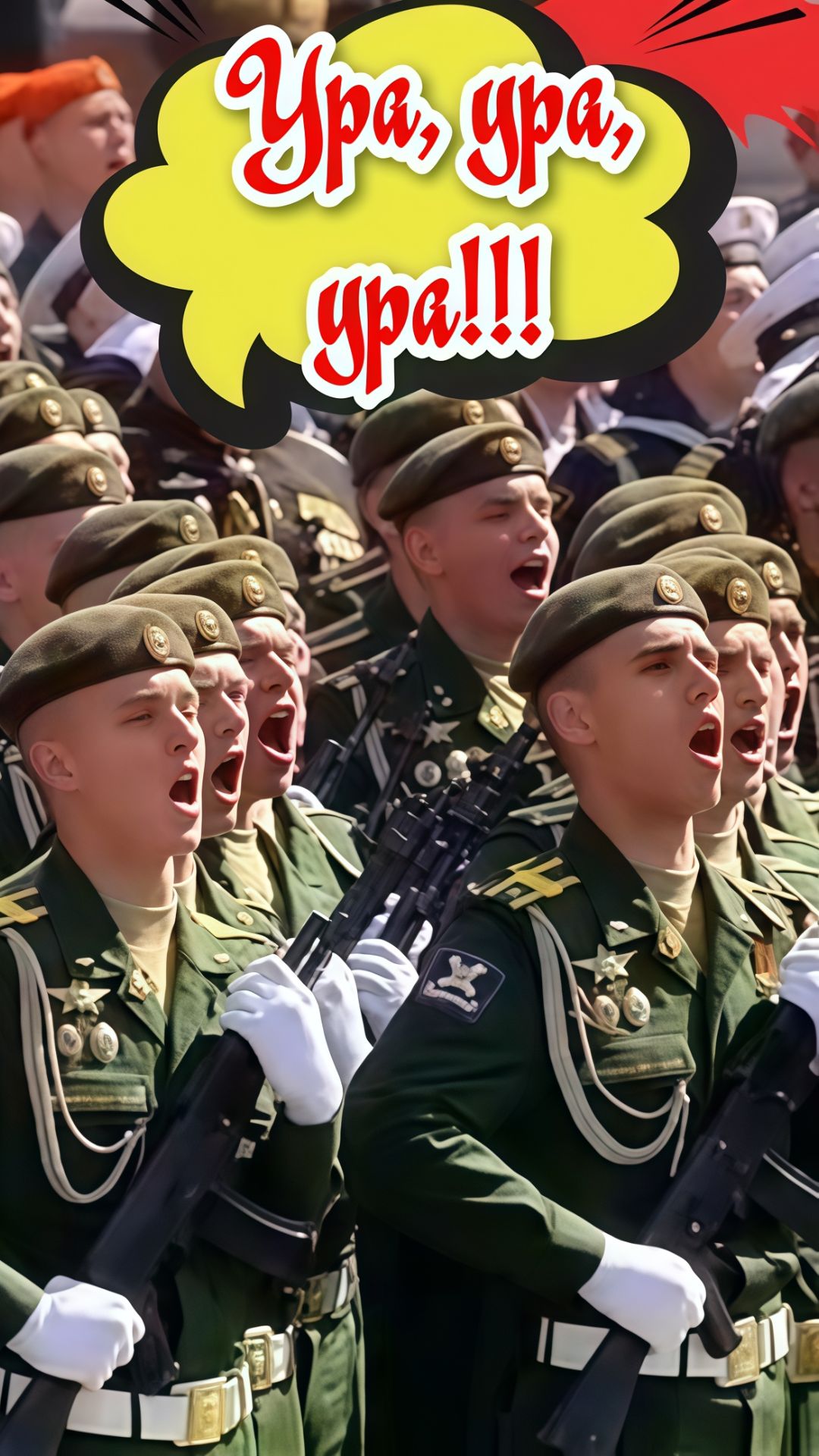 За Россию троекратное ура